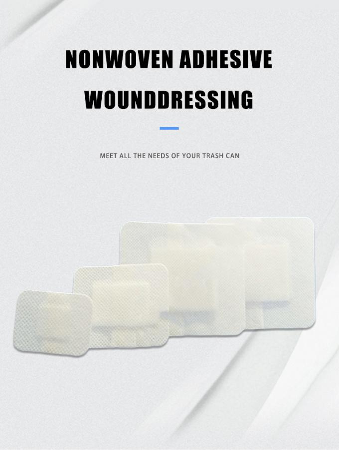 PU Film Medical Wound Dressing Adhesive Non Woven Absorbent Surgical Pads